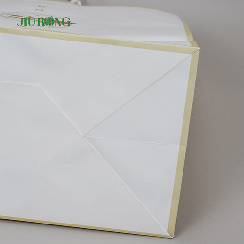 Quality Eco Friendly Gift Biodegradable Paper Bag 350mm With Handle Bread for sale