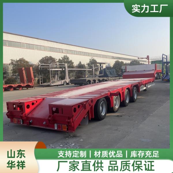 Quality Max Payload 80 ton-150ton Heavy Duty Agricultural Tractor Lowboy Dump Trailer for sale