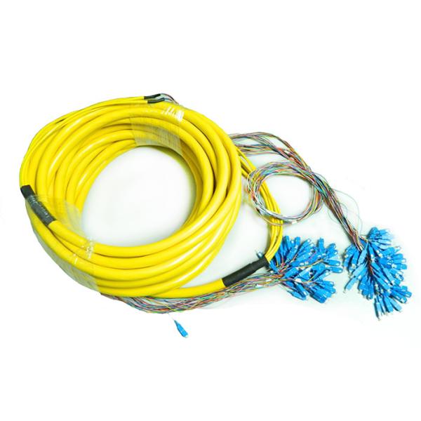 Quality Multi Purpose Single Mode Fiber Patch Cord 72 Cores SC SC Connector for sale