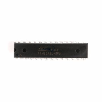 Quality ATMEGA8L-8PU 8 Bit Mcu Micro Control Unit 8kb Flash Eeprom 23 Programmable Flash for sale