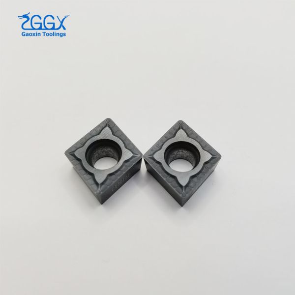 Quality Dark Grey CNC Turning Cemented Carbide Insert CCMT120404 For Lathe Turning Tools for sale