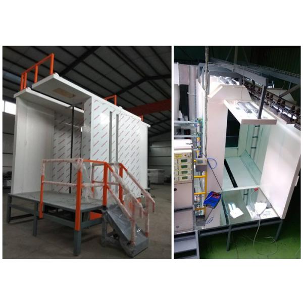 Quality Customized Voltage PLC Control Powder Coating Spray Booth For Automatic Painting for sale