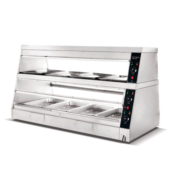 Quality Hot Food Cases Restaurant Cooking Equipment Food Warmer Display Cabinet for sale