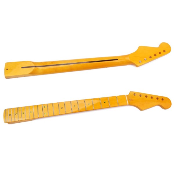 Quality High Gloss Matte Finish ST  Guitar Neck Canada Maple 22 Frets C Shape for sale