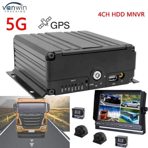 Quality 4CH Mobile NVR1080P AHD 5G WIFI And GPS 1 HHD Network Video Recorder for sale