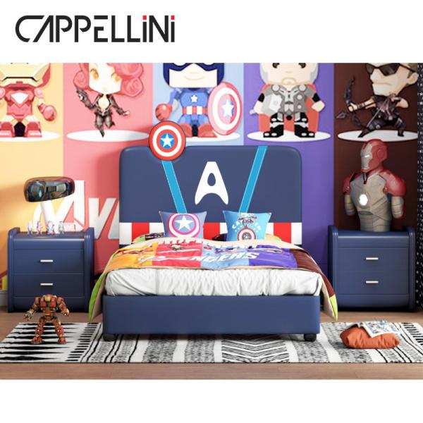 Quality Scratch Proof Childrens Bedroom Furniture Solid Wood Platform Bed ODM OEM for sale