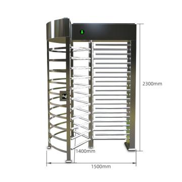 Quality Construction Site Security Turnstiles , Custom Full Body Turnstile ISO Approved for sale