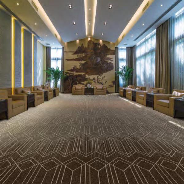 Quality Wool And Nylon Woven Axminster Carpet For Lobby Wall To Wall for sale