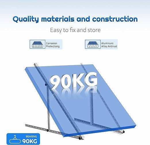 Quality AL6005-T5 Solar Panel Tilt Mount Brackets for Home Solar Mounting System 0-60 for sale
