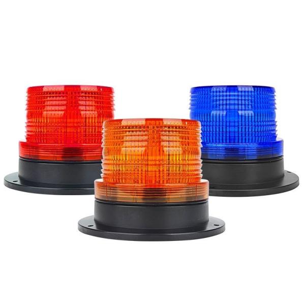Quality DC 10-110V LED Rotary Flashing Strobe Warning Light Flashing Beacon Light for sale