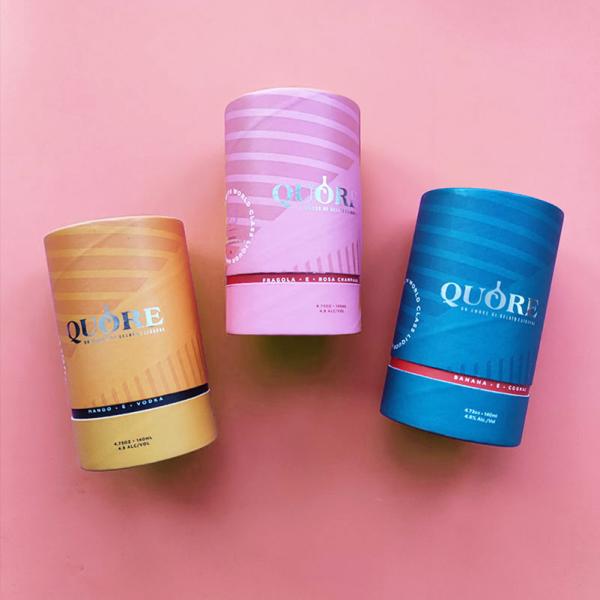 Quality Small Paper Composite Cans Customize Logo Essential Oil Packaging Tube for sale