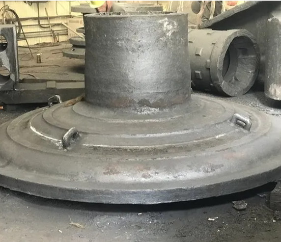 Quality Cast Steel Ball Mill End Cover With Large R Rounded Corners CITIC HIC Machine for sale
