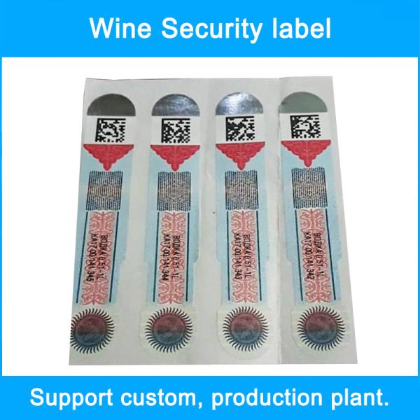 Quality Waterproof Wine Label Stickers with Tear Resistant Permanent Adhesive Roll for sale