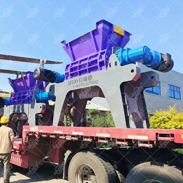 Quality Xrido Aluminum Shredder Machine for Metal Plastic Wood Recycling for sale