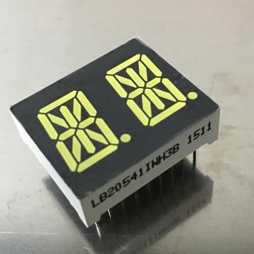 Quality Ultra Bright White 0.54" 14 Segment Led Display Dual Digit common anode For for sale