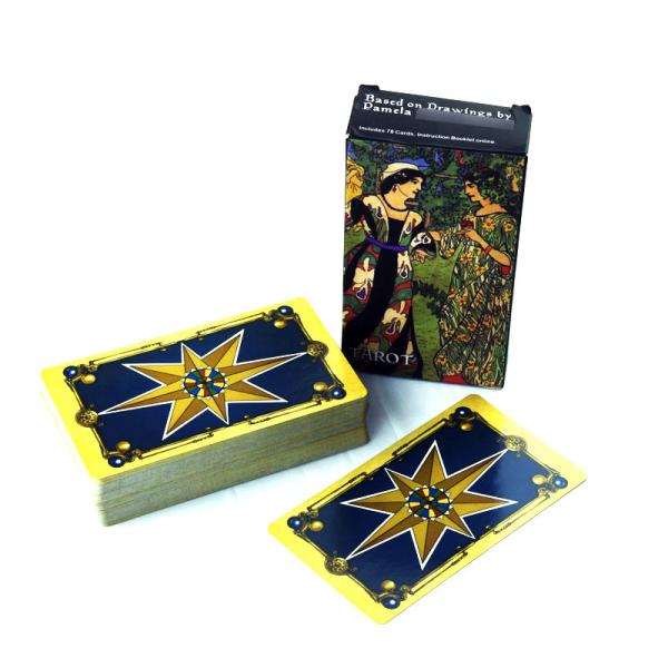 Quality 350gsm Classic Waite Tarot Personalised Playing Game Card Printing Set Bronzed for sale
