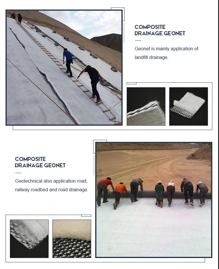 Good Hydraulic Conductivity 3D Drainage Composite Net for Tunnels