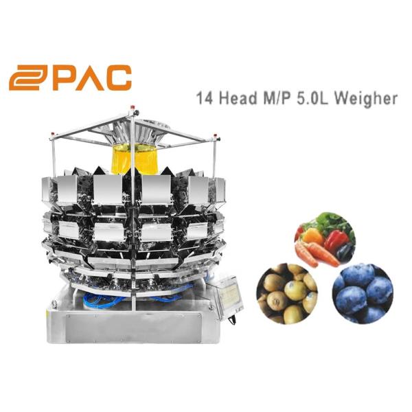 Quality 220kg Weight And Packing Machine , 5L Hopper Volume Multi Head Scale for sale