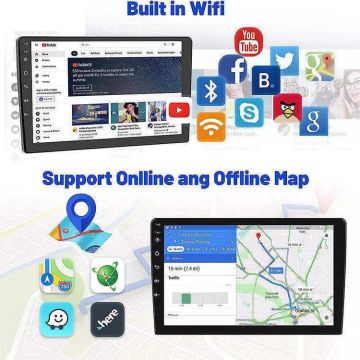 Quality Backup Camera Universal Double Din 2 32GB Car Radio 7 9 10 Inch Android MP5 for sale