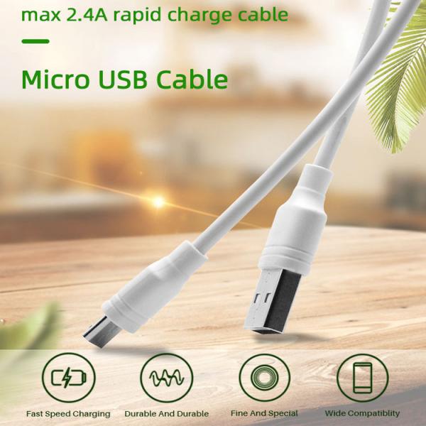 Quality OEM Micro USB 2.0 Fast Charging Cable 2m Micro USB Charging Cable for sale