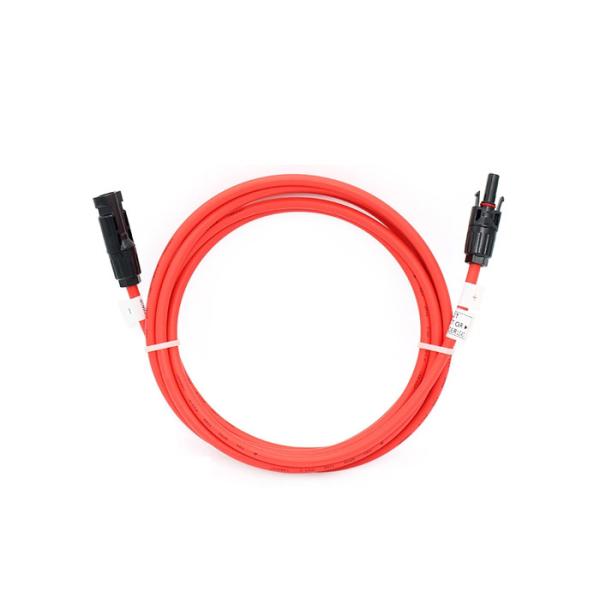 Quality UV Resistant 1000vdc 4mm2 30A 5mΩ Solar Panel Cable for sale