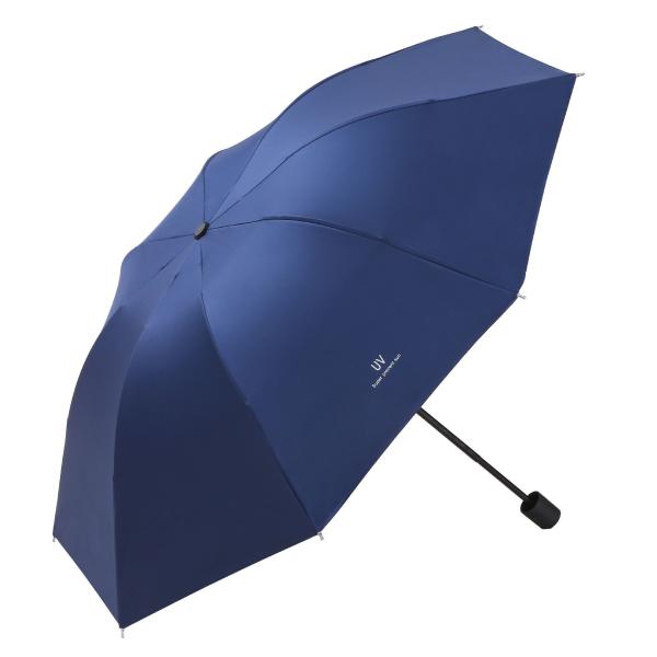 Quality 190T Nylon Fabric Three Fold Thick Vinyl Automatic Sunblock Umbrella for Child for sale