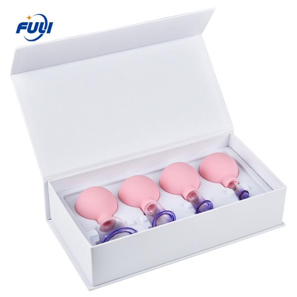 Quality 4pcs Glass Face Massage Chinese Medical Cupping Set for sale