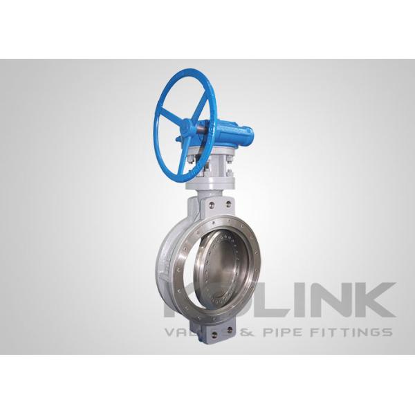 Quality Triple Eccentric Butterfly Valve Metal Seated Flanged Lug Type for sale