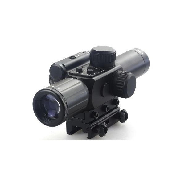 Quality Fingertip Adjustment Kandar or OEM 4x25IR M6 Scope with 80-100 Eye Relief for sale
