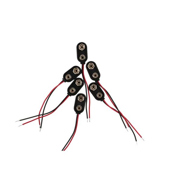 Quality 15cm 2 Pin Cable Wire Assemblies , SH Connector Wire Harnesses Battery Snap Clip for sale