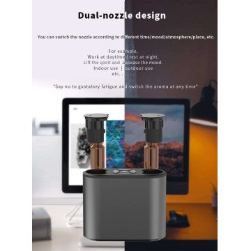 Quality HOMEFISH Rechargeable Pure Aroma Diffuser Waterless Atomizing Diffuser for sale