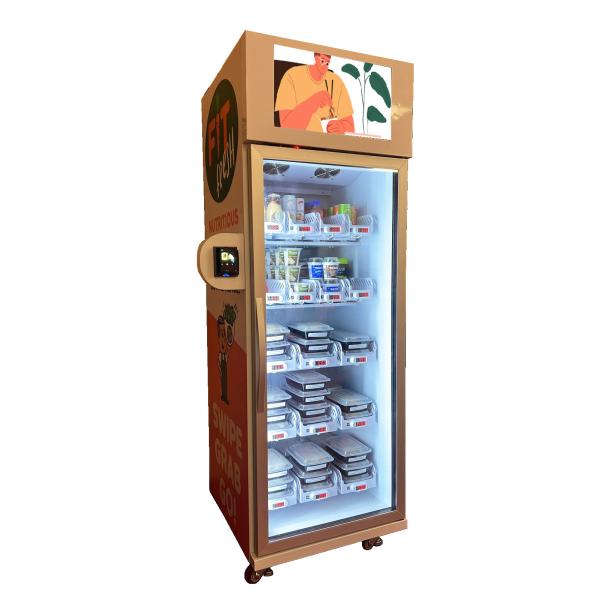 Quality Smart Weight Sense Mini Vending Machine For Drinks , Fruits, office vending for sale