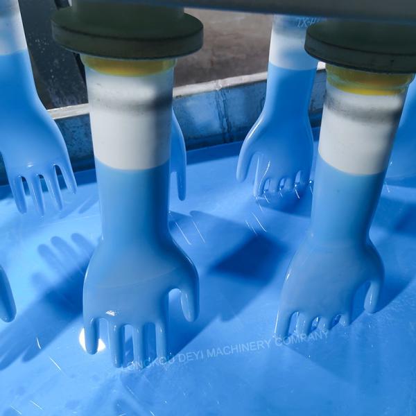 Quality surgical medical nitrile latex gloves stripping production line for sale