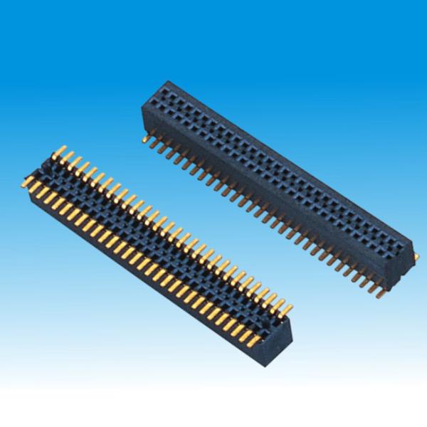 Quality 0.8 X 1.2 Mm Female Pin Header Connector Dual Row SMT Type High Flatness for sale