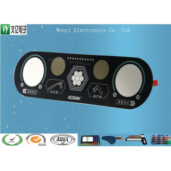 Quality RoHs Push Button Membrane Switch 0.175mm Overlay Medical Device Sand Effect for sale