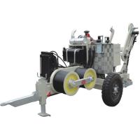 Quality Electric Stringing Construction SA-YQ60 60KN Hydraulic Cable Puller With Diesel for sale
