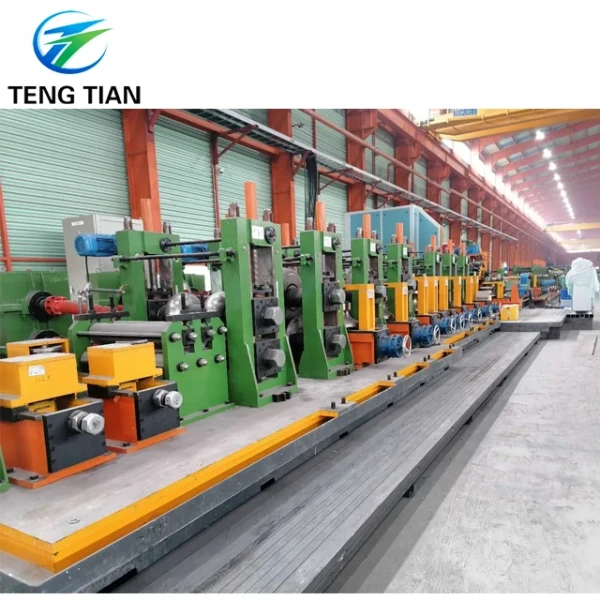 Quality 45# Steel Tube Mill Machine 300kw PLC Control 168mm Diameter for sale