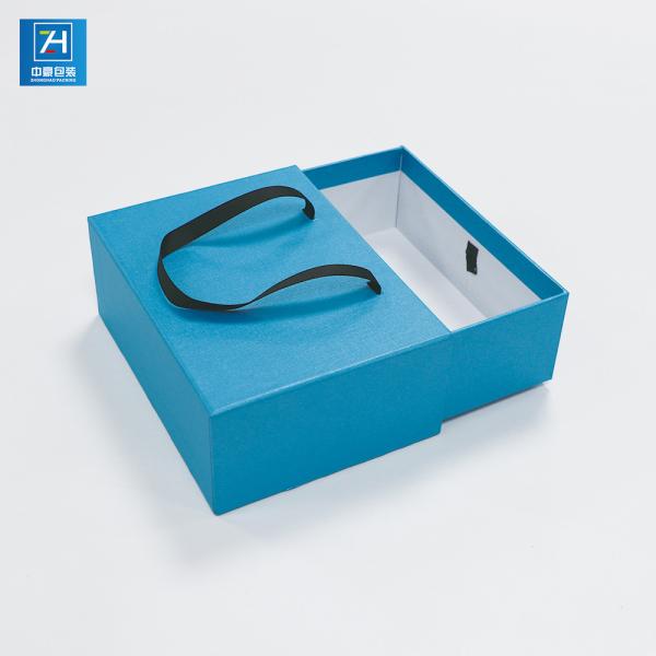 Quality Hot Stamping 4C Offset Printing Cardboard Drawer Boxes With Handle for sale