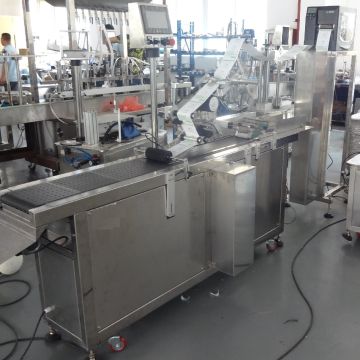 Quality PLC HMI System Flat Bottle Jar Printer Label Applicator 1phase for sale