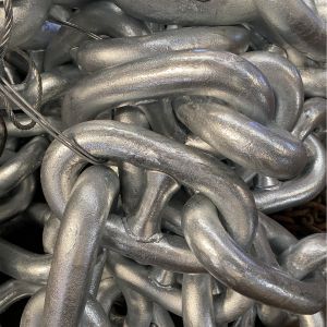 Quality 78mm Spray Paint High - Strength Alloy Steel Stud Link Anchor Chain Boat Anchor for sale