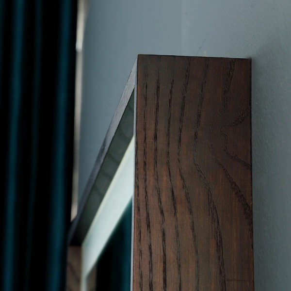 Quality Wooden Frame Full Length Illuminated Mirror Custom Adjustable Lighting for sale