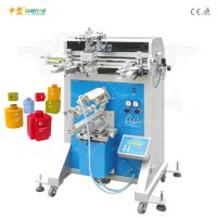 Quality 120x250mm Plastic Plastic Bottle Screen Printing Machine Semi Automatic Screen Printer for sale