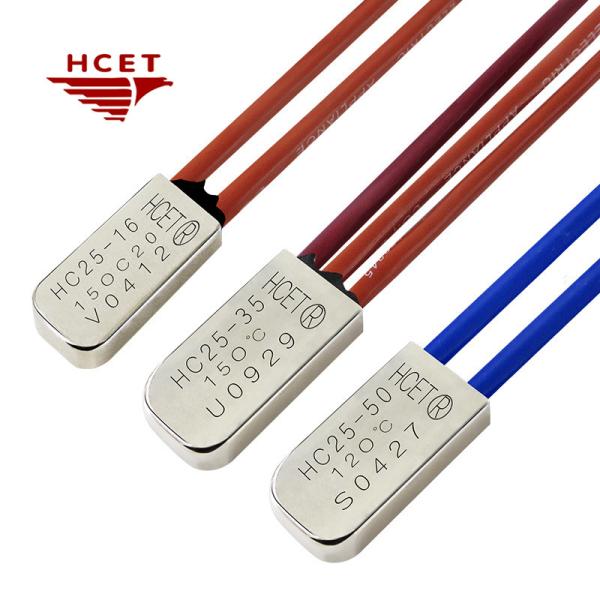 Quality 25A 35A High Temperature Thermal Cutoff Switch Protection Device For Industrial Motor for sale