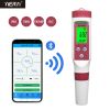 china 4 In 1 EC Pen Type Bluetooth PH Meter APP Control TDS Water Quality Detector