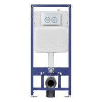 Quality 3L 4.5L 6L 9L Back To Wall Concealed Cistern With Blue Frame Sturdy for sale
