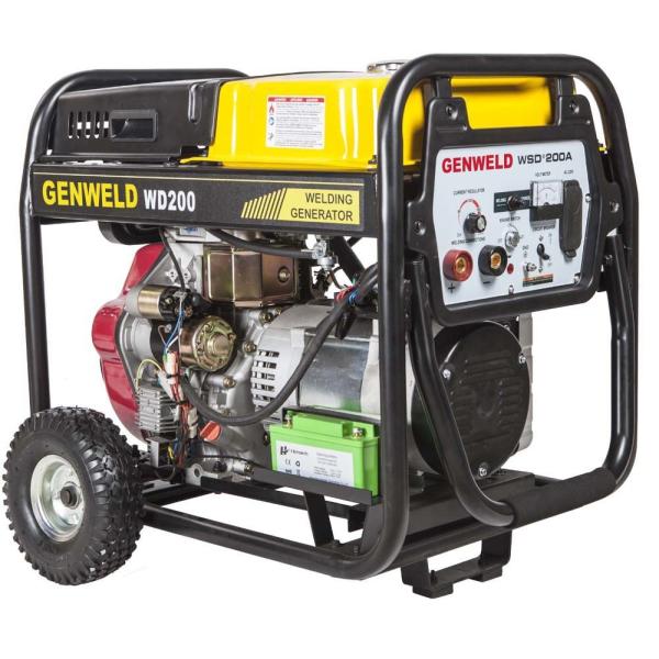 Quality GENWELD WD200A Portable Diesel Generator , Home Diesel Generator With AC 2.0Kw Output Power for sale