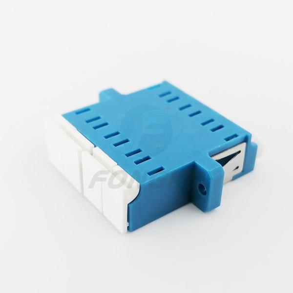 Quality 1550nm Singlemode Blue Fiber Optic UPC LC Connector Adapter for sale