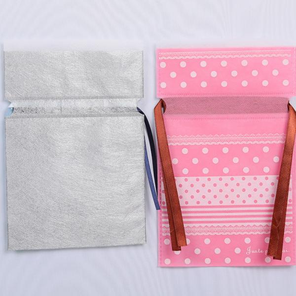 Quality Custom Logo Non-Woven Drawstring Bag 34x42cm 10-15kg Capacity for sale