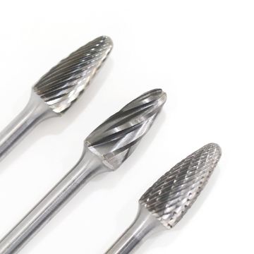 Quality Tree Shape With Point End Sg-5f/G Shape Carbide Rotary File Grinding Tools for sale