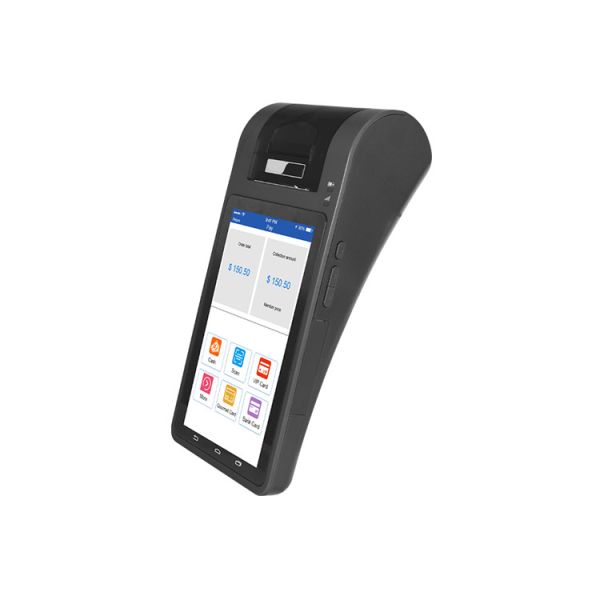 Quality 7 Inch touch screen Android Smart POS Terminal with thermal printer for sale